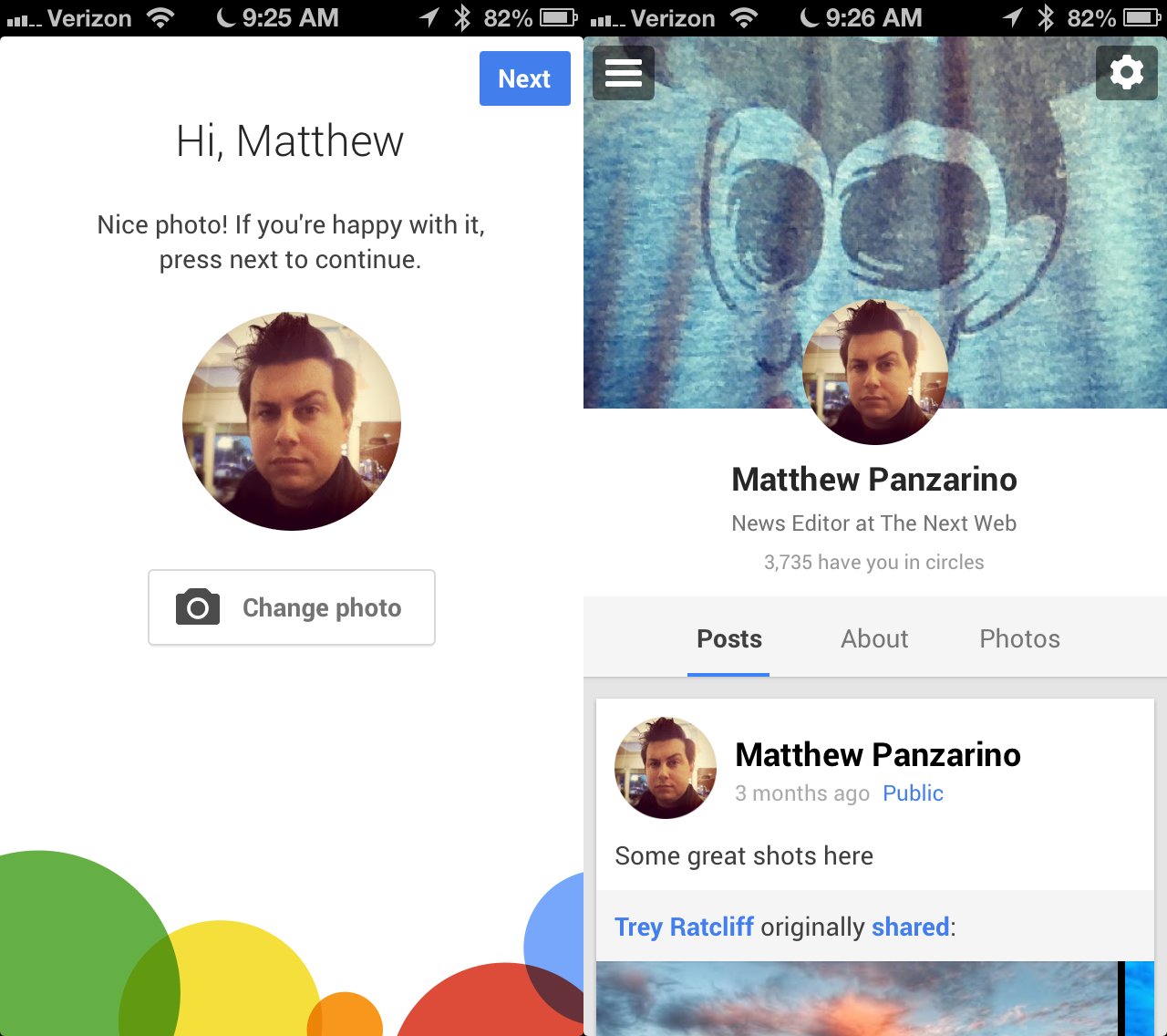 Google+ for Android and iOS Updated with Photo Features