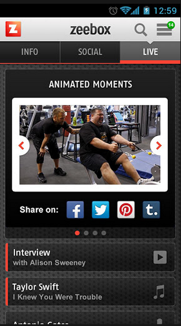 Zeebox Updates iOS App with Profile Pages and 'Zeetag' Previews