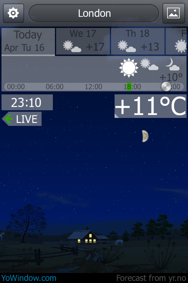 YoWindow: A Neat Animated Weather App for iOS