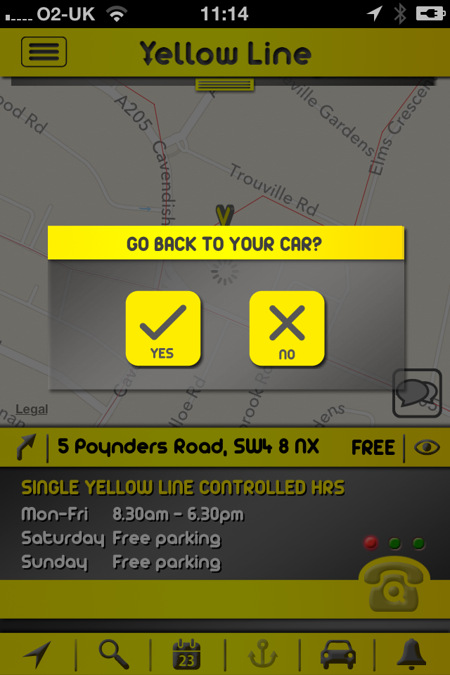 Yellow Line for iPhone: Ultimate London Parking App?