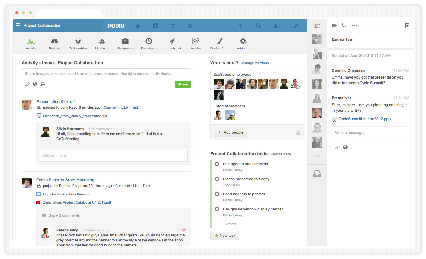 Citrix's Podio Gets Cross-Platform IM Group Chat, Video to Come