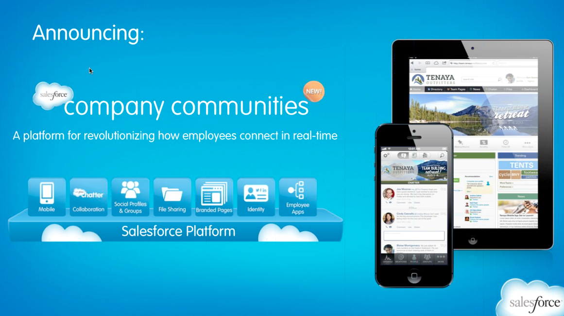 Salesforce Launches Company Communities To Take On Legacy Intranets