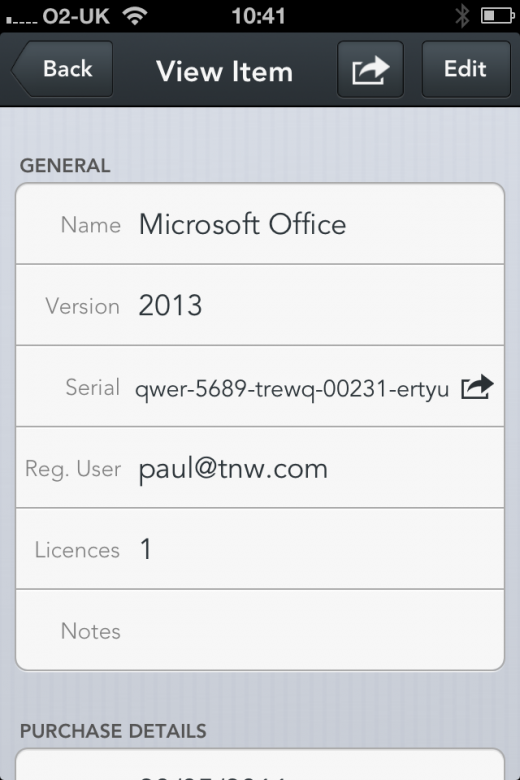 Serial+: Manage Your Warranties and Serial Numbers