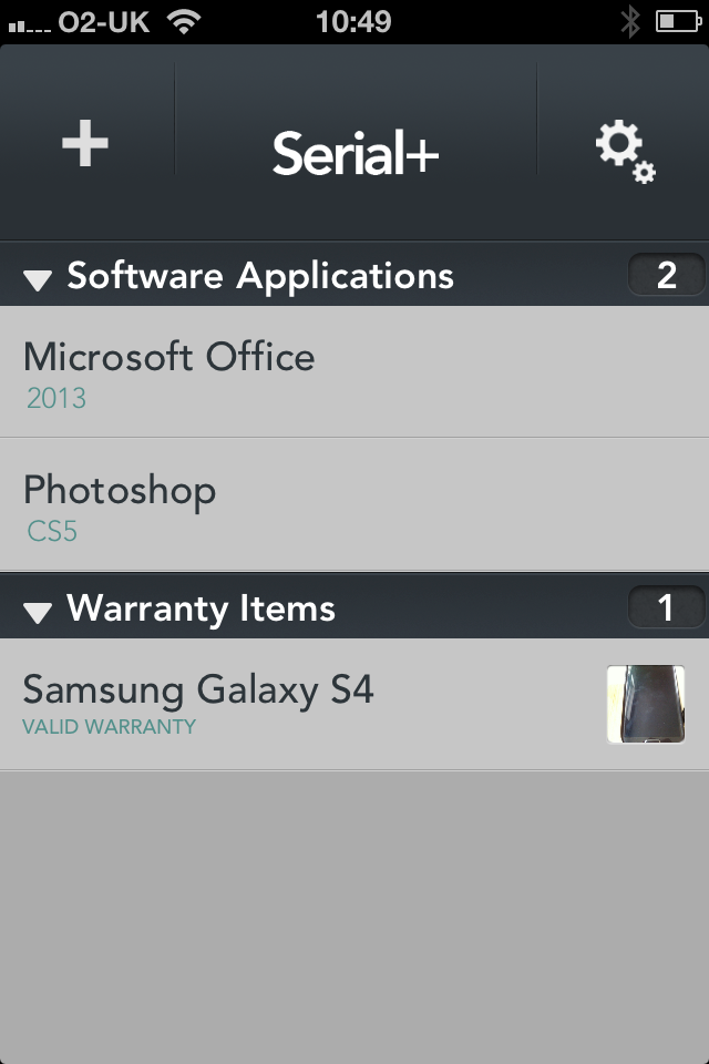Serial+: Manage Your Warranties and Serial Numbers