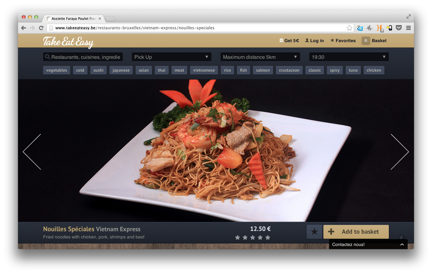 Take Eat Easy: A Mouthwatering Visual Search Engine for Takeaway food