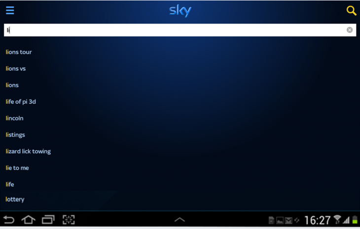 BSkyB Rolls Out Enhanced Search for Sky+ Users