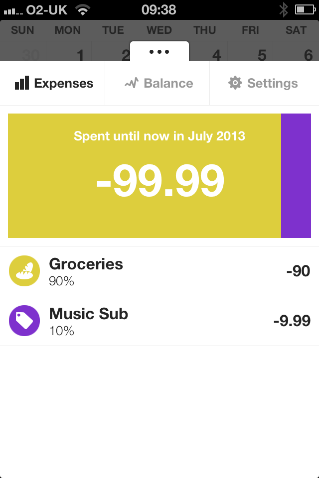 Dollarbird: A Smart Calendar App for Tracking Expenses