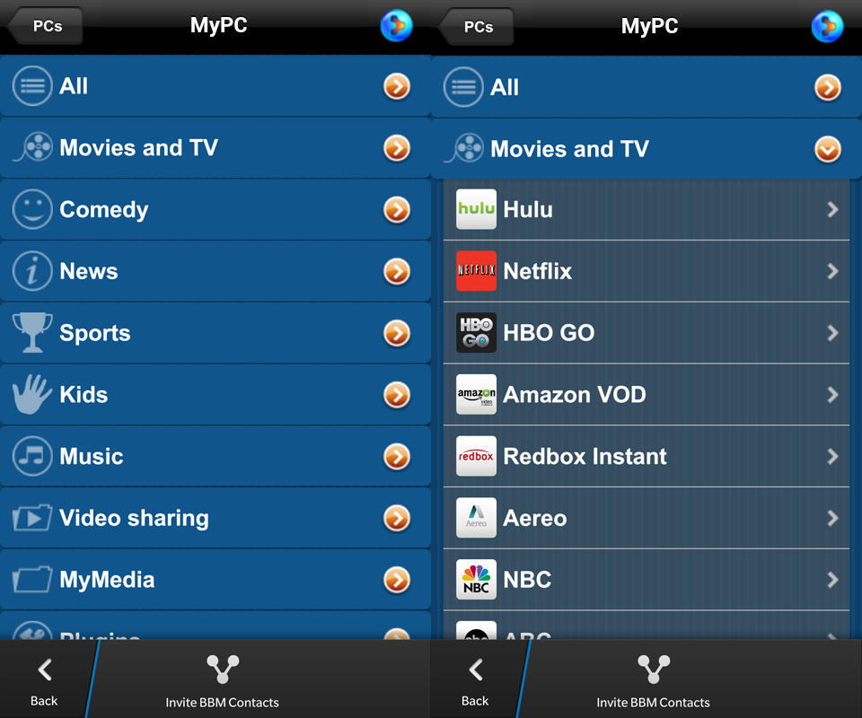 PlayOn brings Netflix, Hulu, HBO GO and 60 + channels to BlackBerry 10