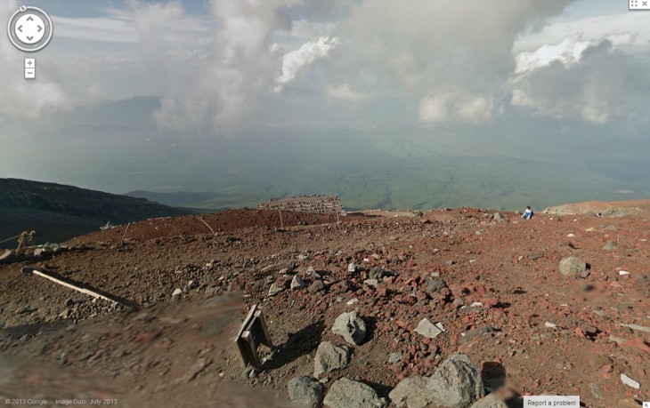 Google Street View Scales Mount Fuji