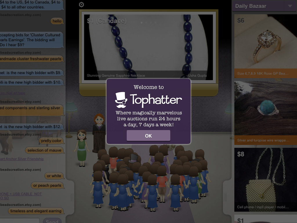 Tophatter Auctions Come to iPad