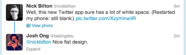 Twitter rolling out new conversations UI for Web, iPhone and Android