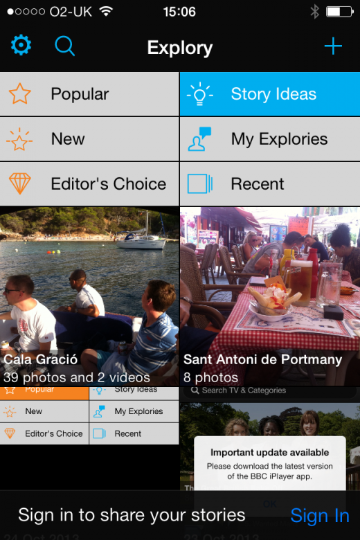 Explory: Multimedia Storyteller From Flash-Creators