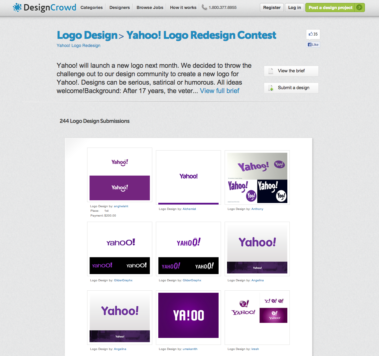 DesignCrowd Takes On 99Designs In The US