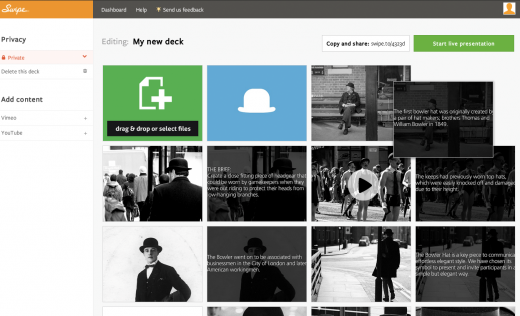Swipe: An Easy Way to Build Presentations