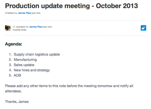 Huddle Introduces Notes, Another Alternative To Google Docs and Word