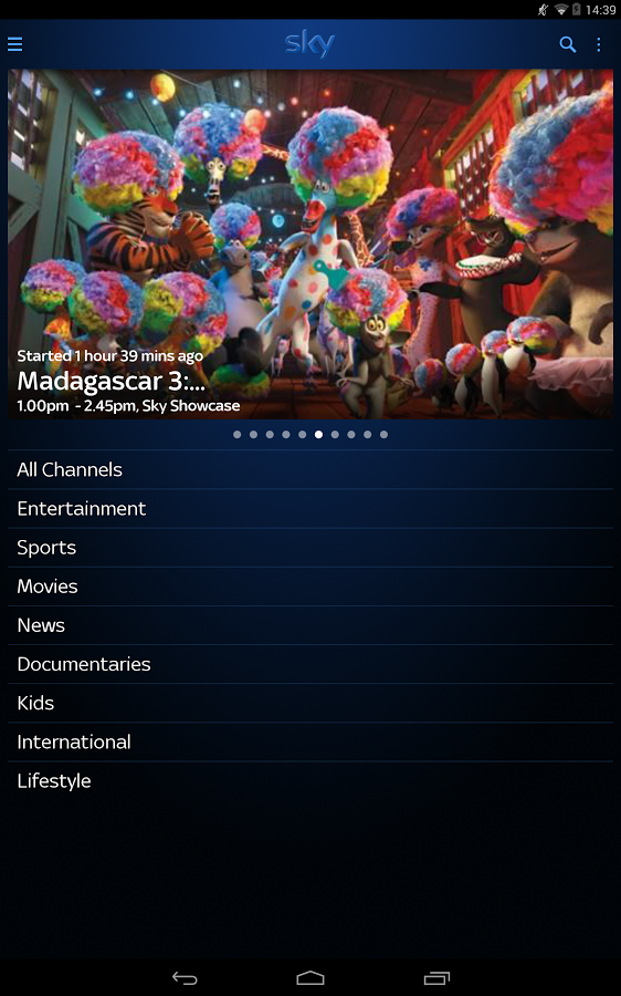 BSkyB Launches Sky Go for Android tablets