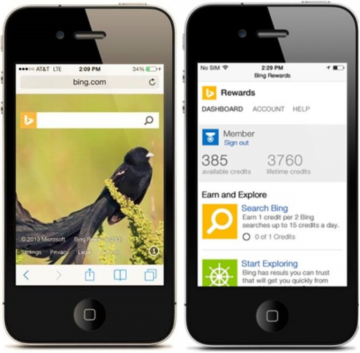 Bing Rewards Arrives on Android and iOS, Windows Phone Soon