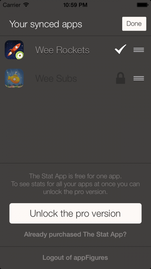 The Stat App: Stats for All Your iOS Apps