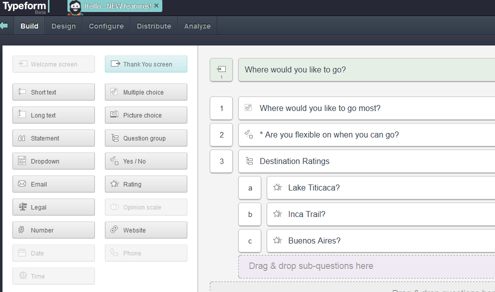 Typeform: Create Beautiful, Cross-Platform Surveys