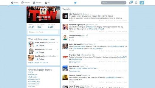 New Twitter for Web Design Rolls Out to all Users