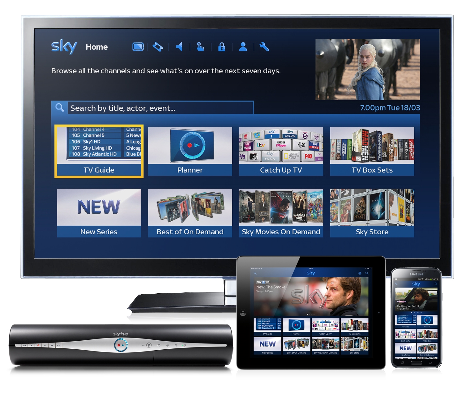 New Sky+ EPG Homepage Makes It Easier to Find On-demand Content