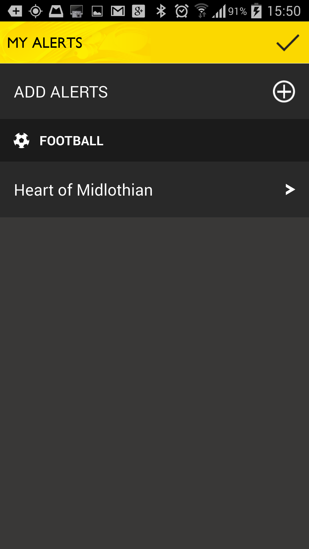 BBC Sport Gets Goals & Results Push Notifications