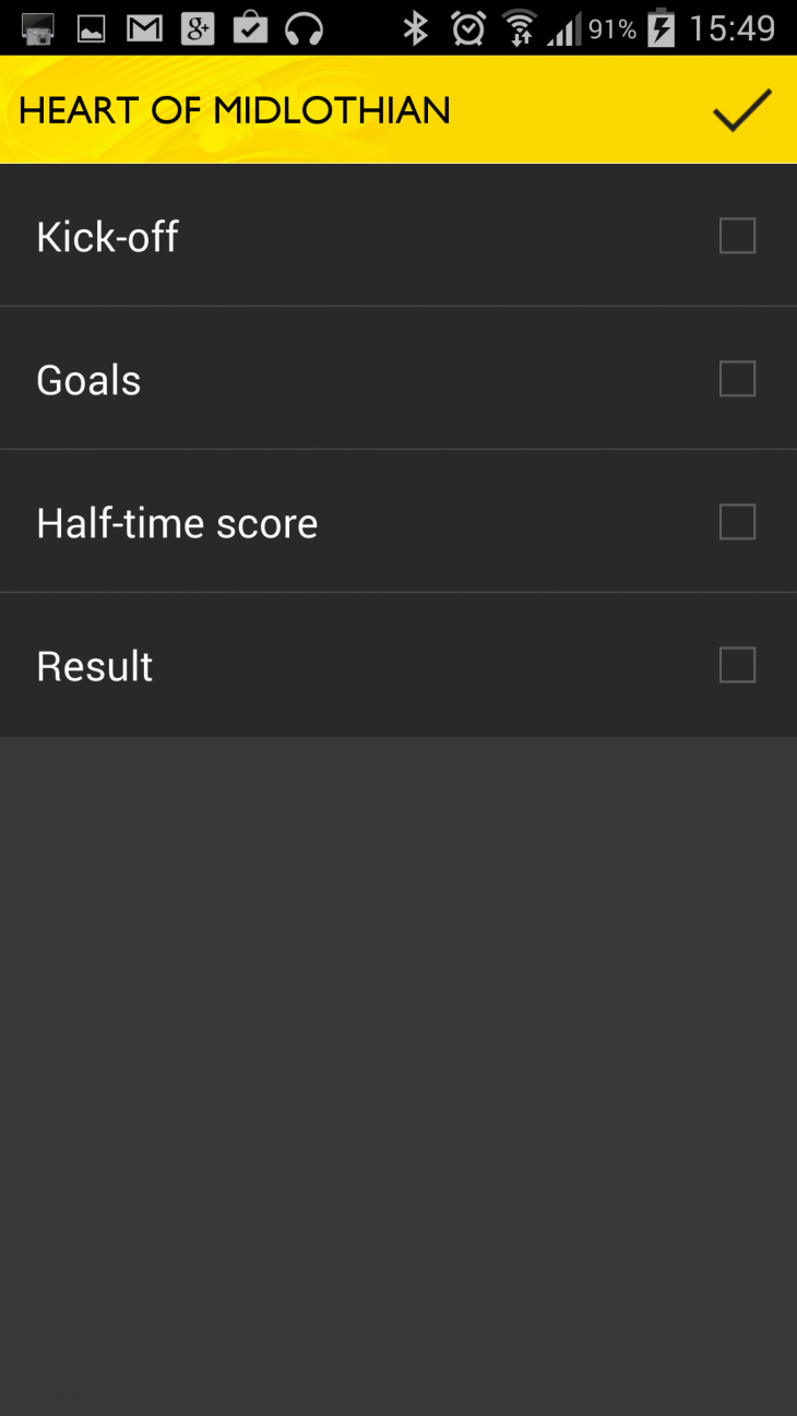 BBC Sport Gets Goals & Results Push Notifications