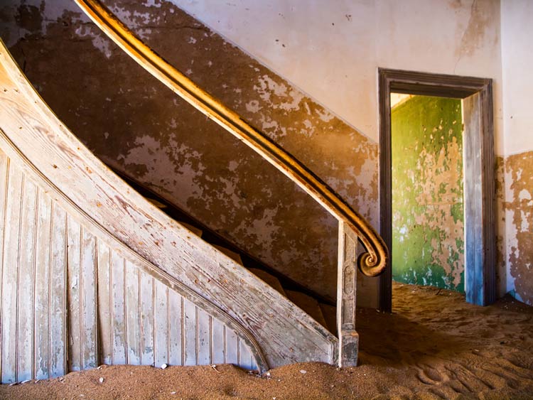 Eerie African Ghost Town Engulfed by the Desert