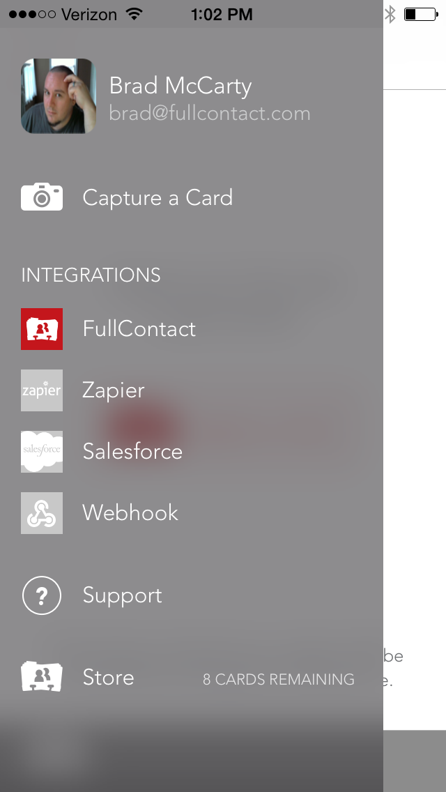 FullContact taps Zapier to let you scan your business cards into more than 250 third-party services