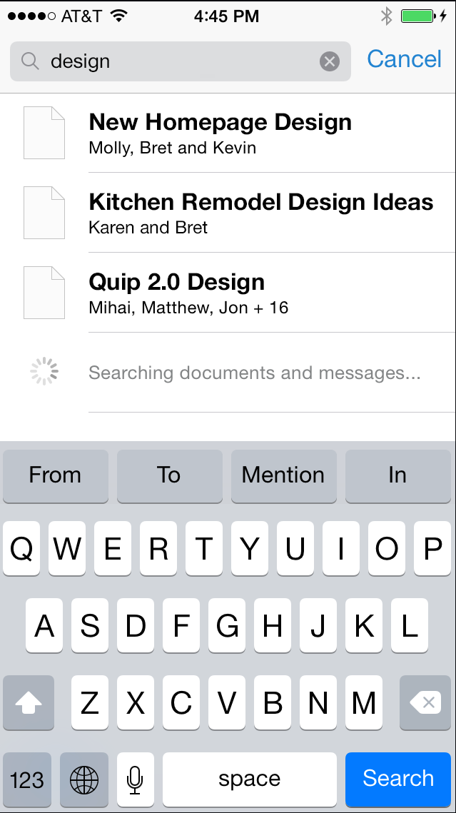 Quip Gets Publishing, Advanced Search and Word Exporting