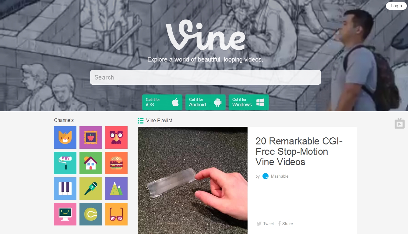Vine for Web Gets a Major Redesign