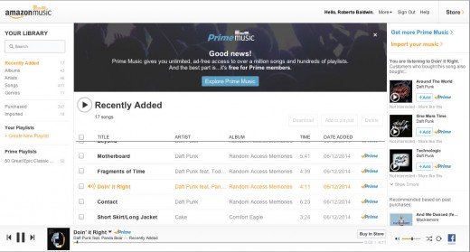 Amazon Launches Music Streaming Service