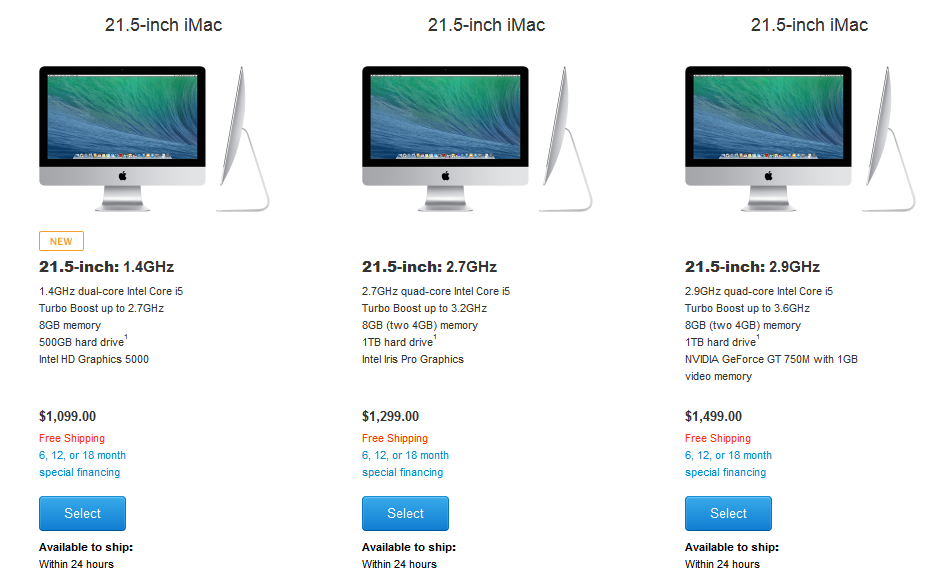 Apple Launches Cheaper $1,099 iMac