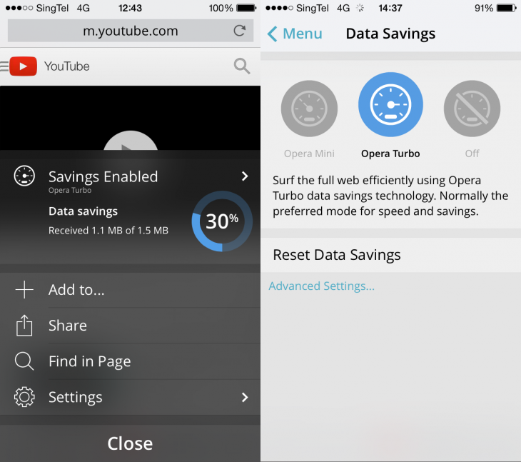 Opera Mini for iOS Gets Revamped With Data-Savings Options