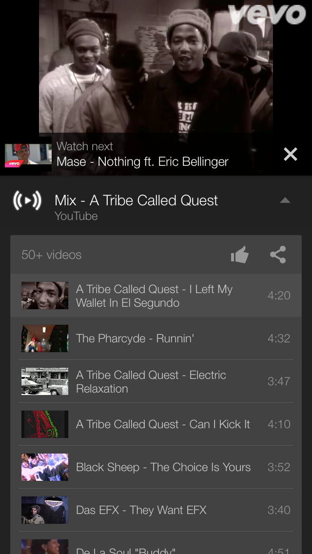 YouTube for iOS Now Includes Auto-Generated Playlists