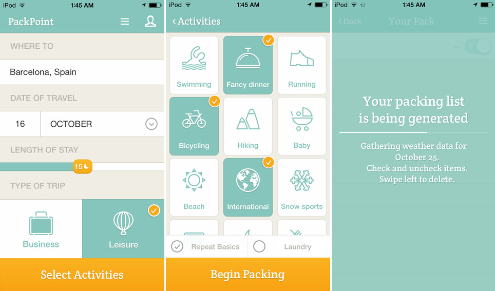 PackPoint's Popular Packing List App Is Now Available on iOS