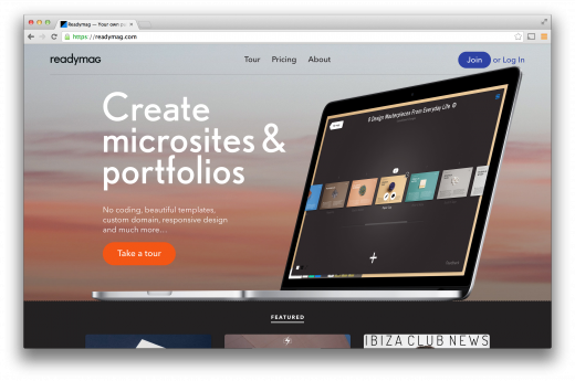 Readymag Takes on Squarespace for Stylish Sites and More