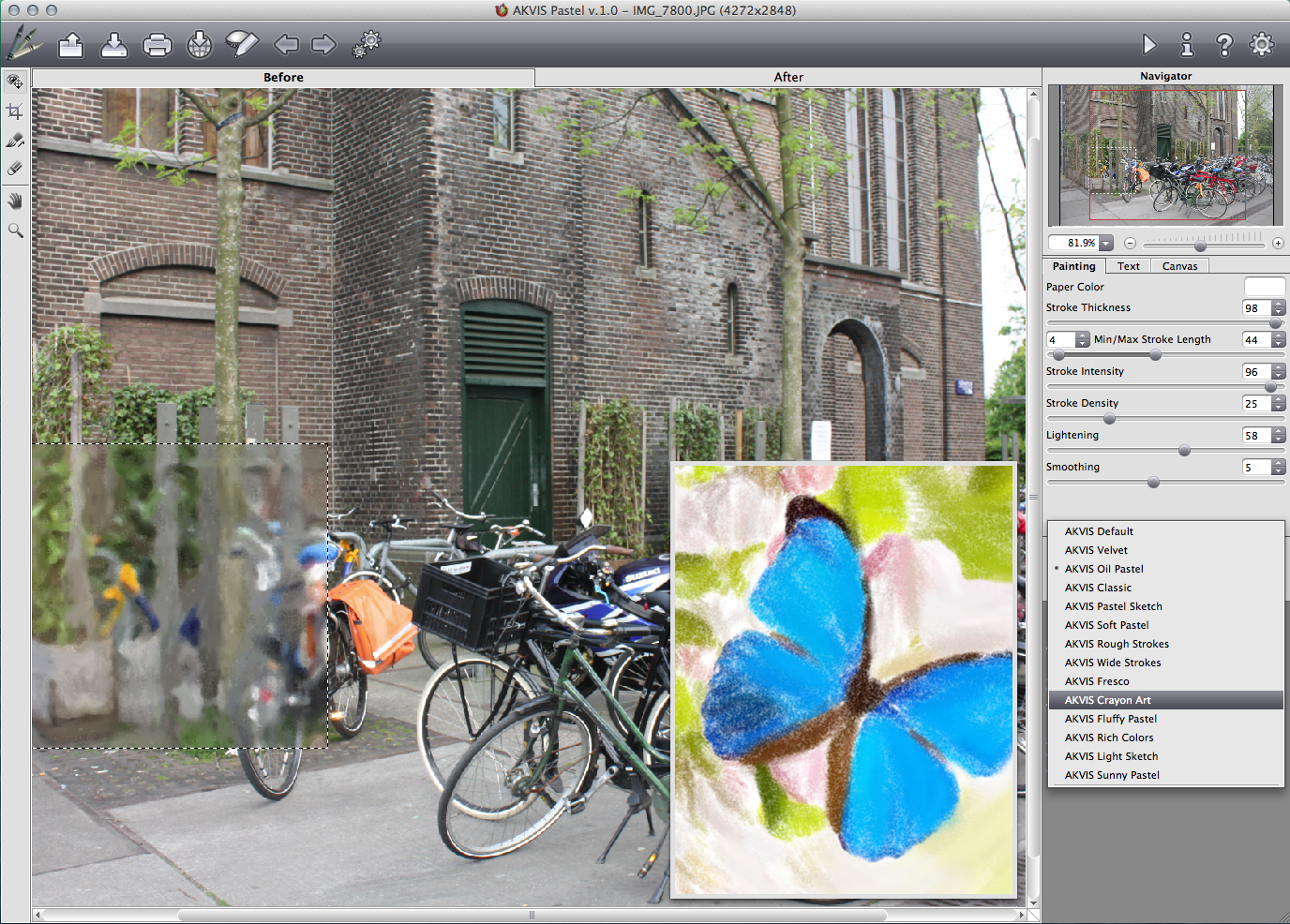 AKVIS Pastel transforms your photos into pastel works of art