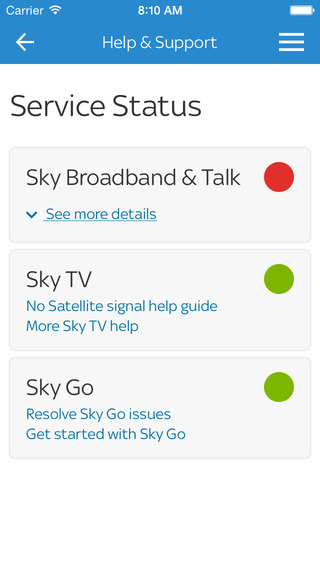 Sky Service App: Manage BSkyB Account on the Move