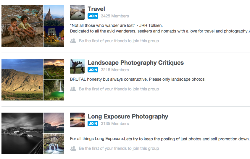 500px Debuts New Discussion Groups on its Portfolio Site