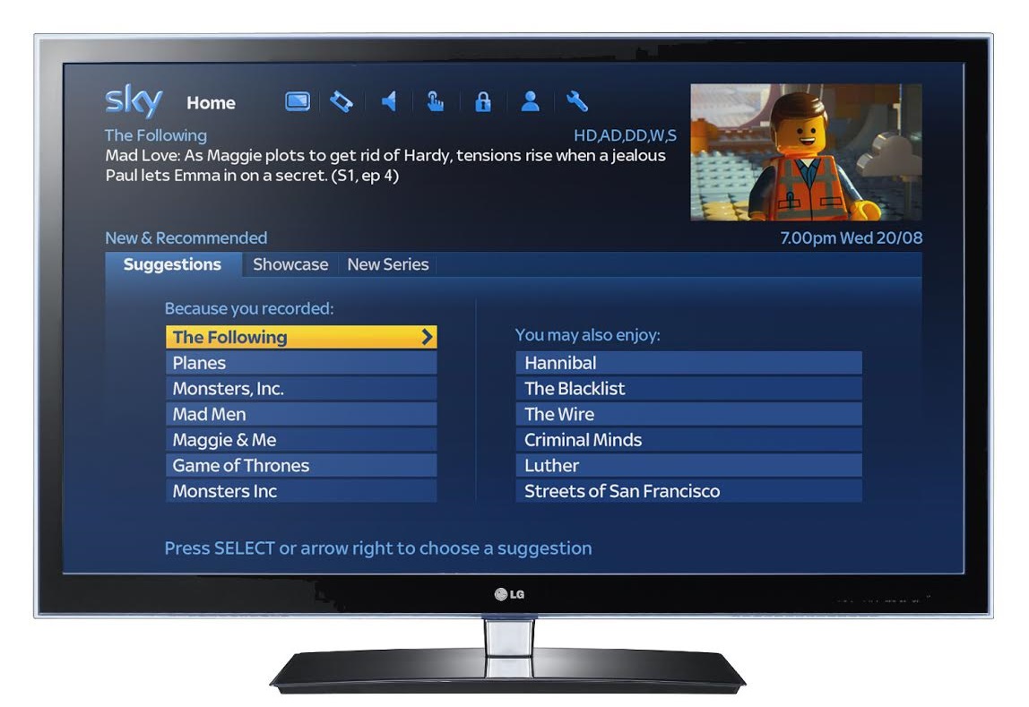 Sky Introduces New Features for Its Sky+HD Customers