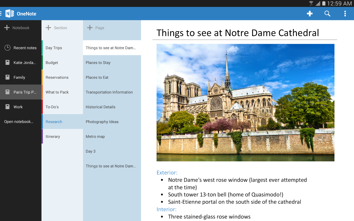 Microsoft Updates OneNote for Android with Support for Tablets