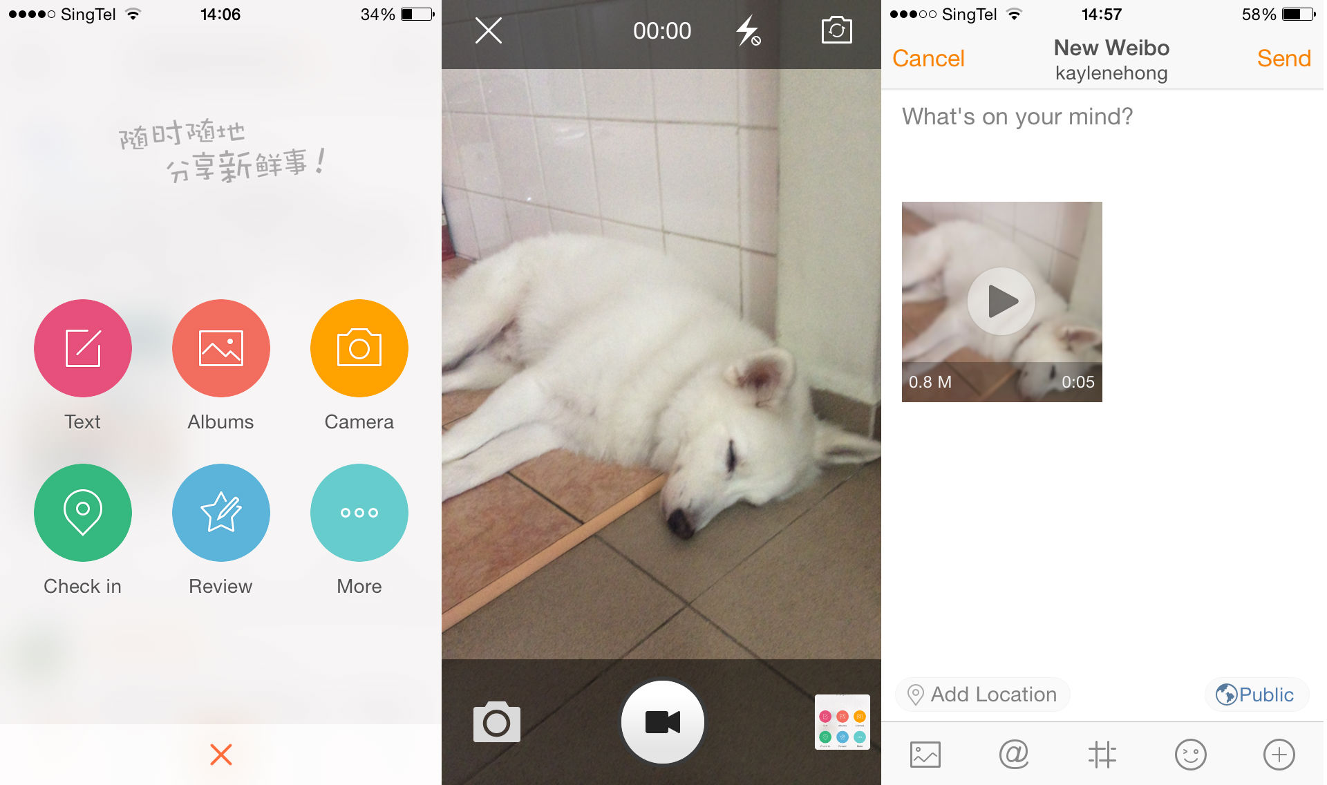 Weibo Brings Video Recording and Viewing to Its App