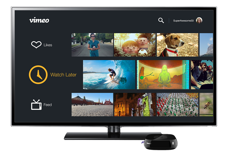 Vimeo Updates its Roku App with a Slick New Design