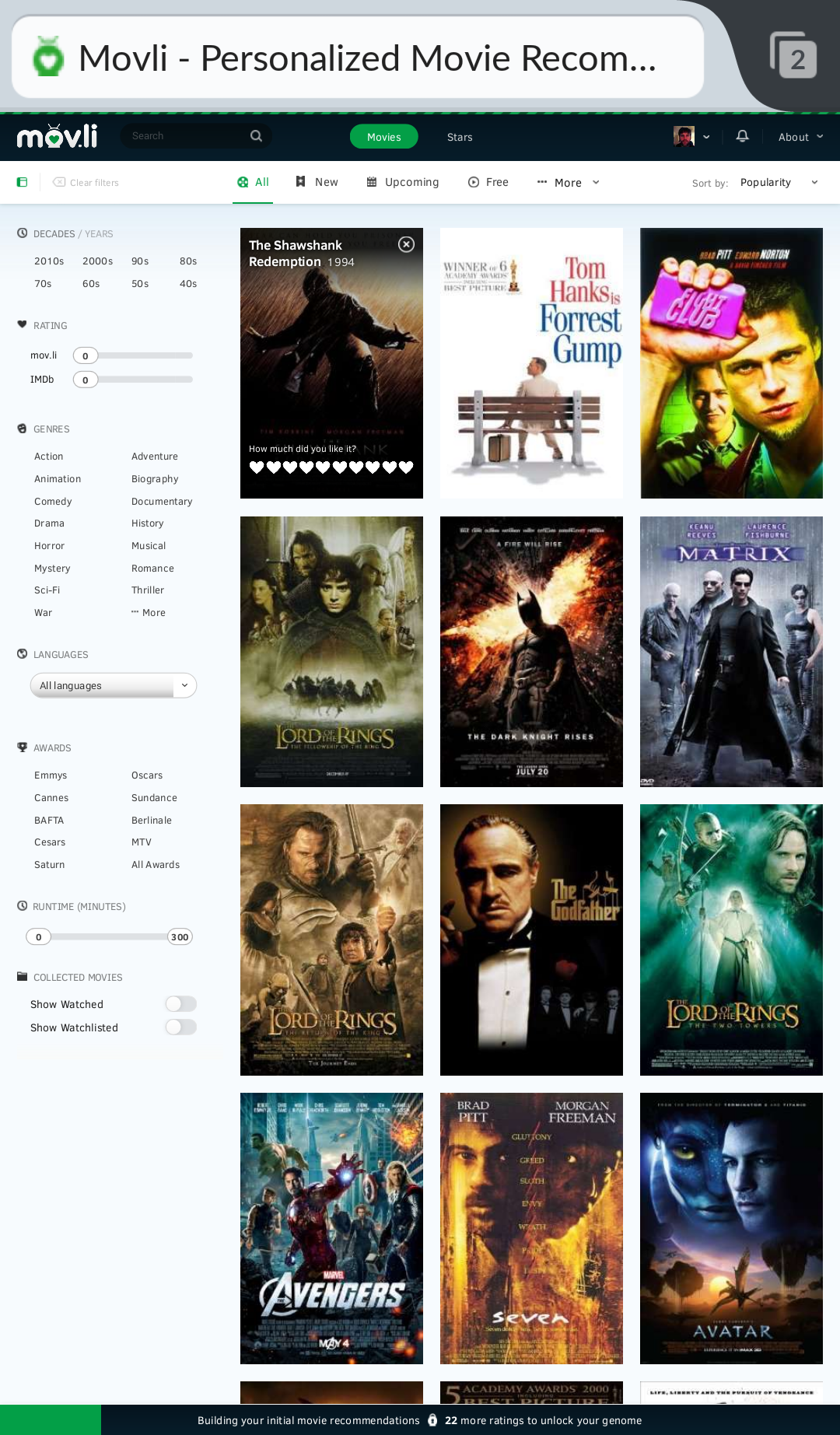 Movli: An all Singing, Dancing Platform for Movie Lovers