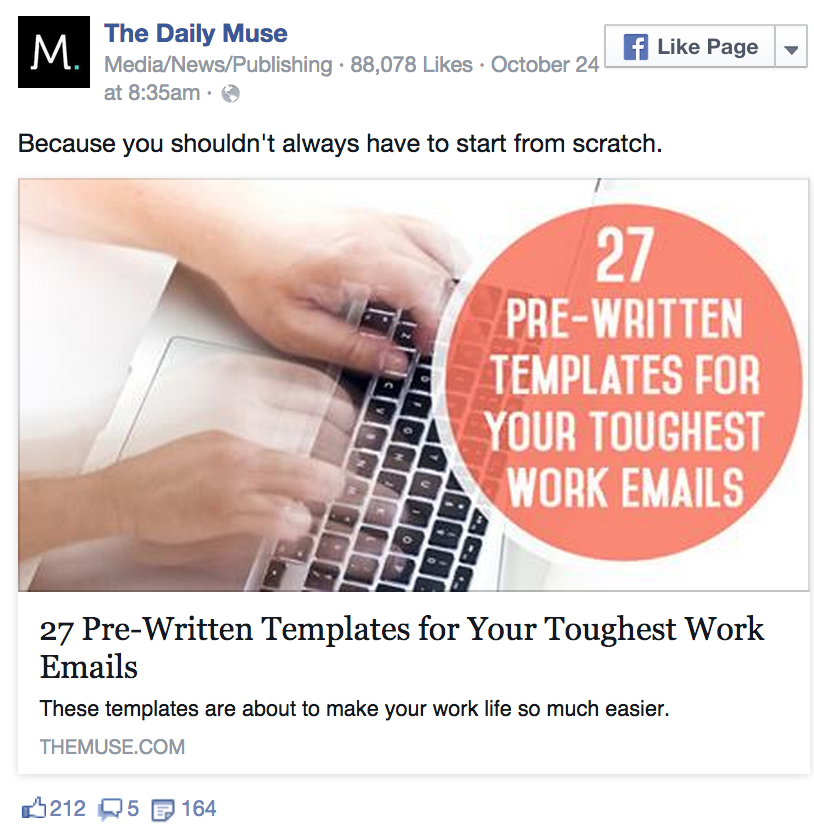 The Anatomy of a Perfect Facebook Post