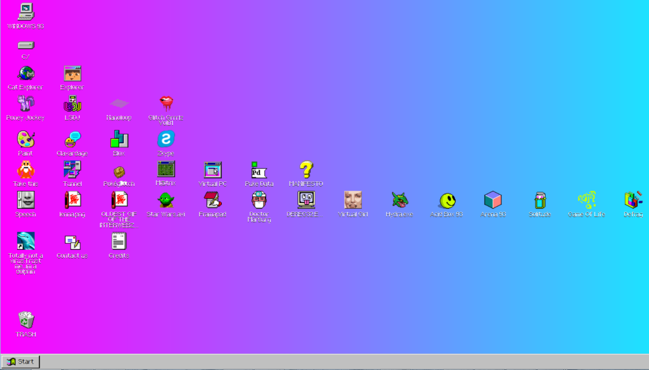 'Windows 93' on the Web is Weird