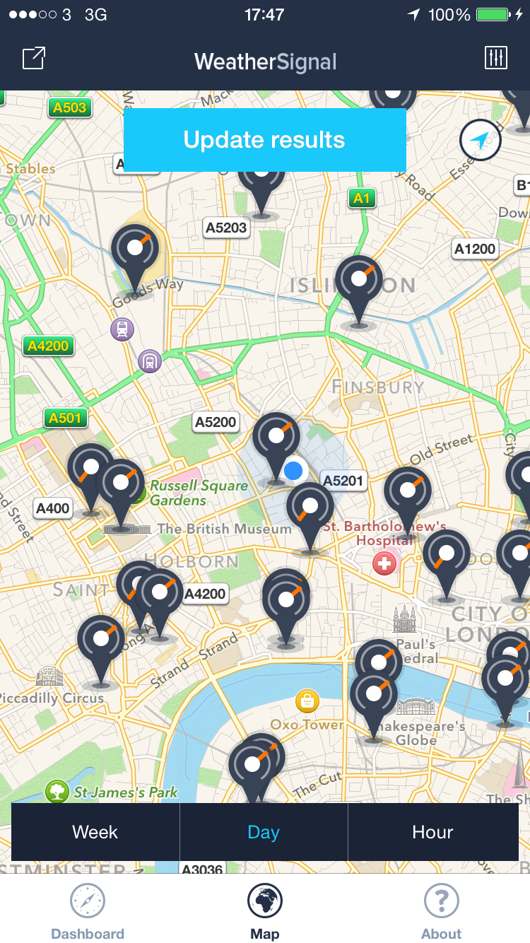 WeatherSignal: Crowdsourced Weather Reports on iPhone