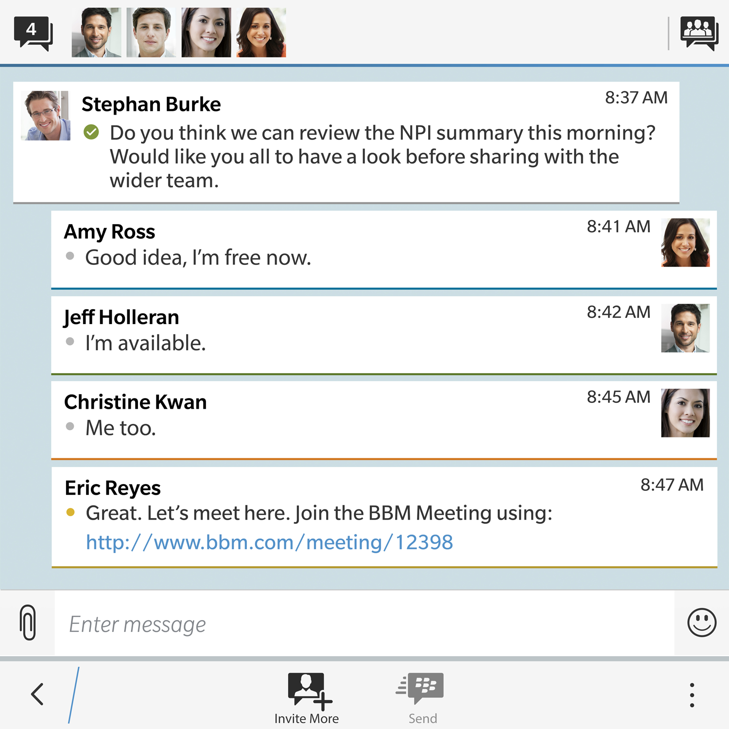 BBM Meetings for Voice and Video Conferences Introduced