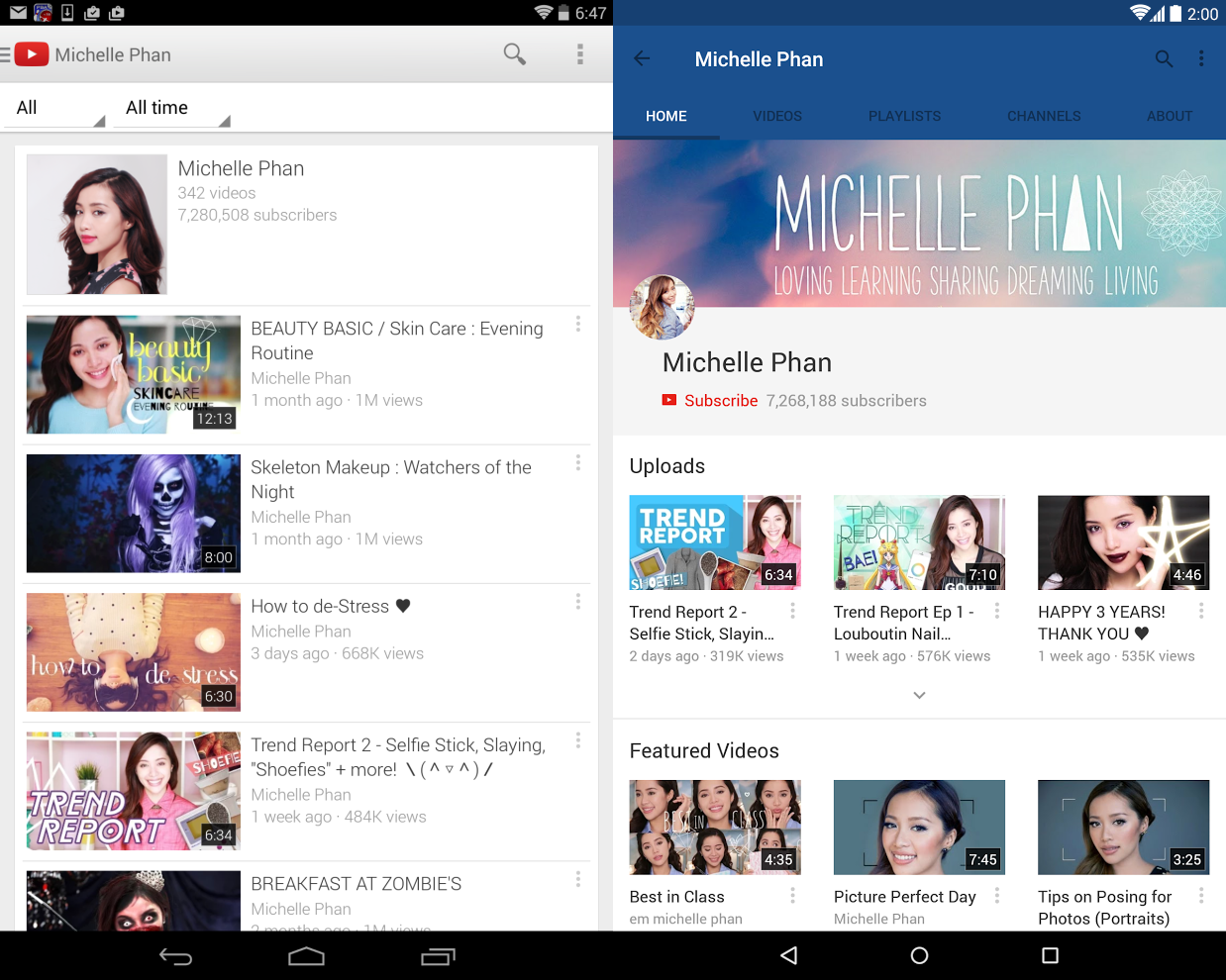 YouTube for Android gets Material Design Makeover